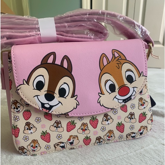Loungefly | Bags | Loungefly Disney Chip N Dale Crossbody Shoulder Bag ...